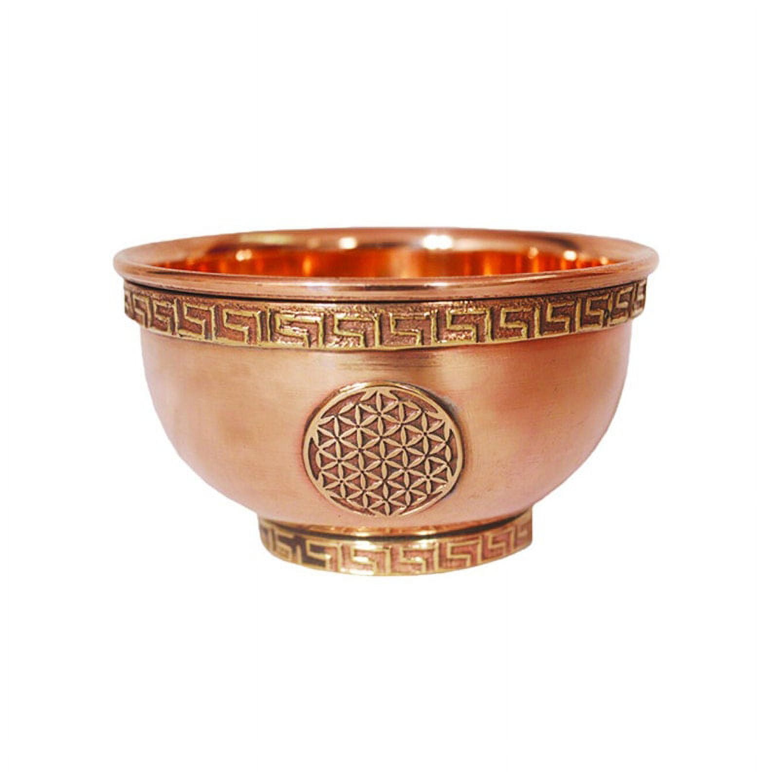 Flower Of Life Copper Smudge Burners | Altar Offering Bowl for Smudging ...