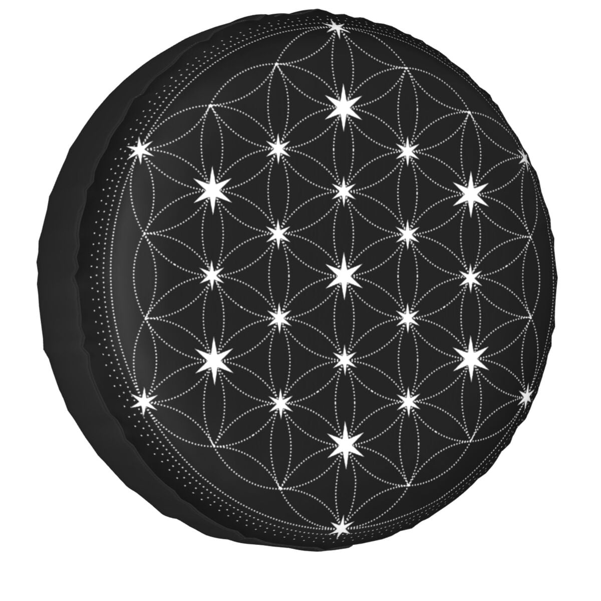 Flower Of Life Golden Light Energy Spare Tire Cover for Hummer ...