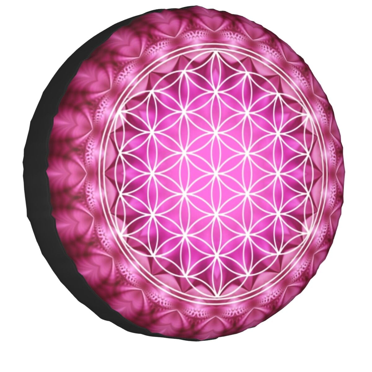Flower Of Life Golden Light Energy Spare Tire Cover for Hummer ...