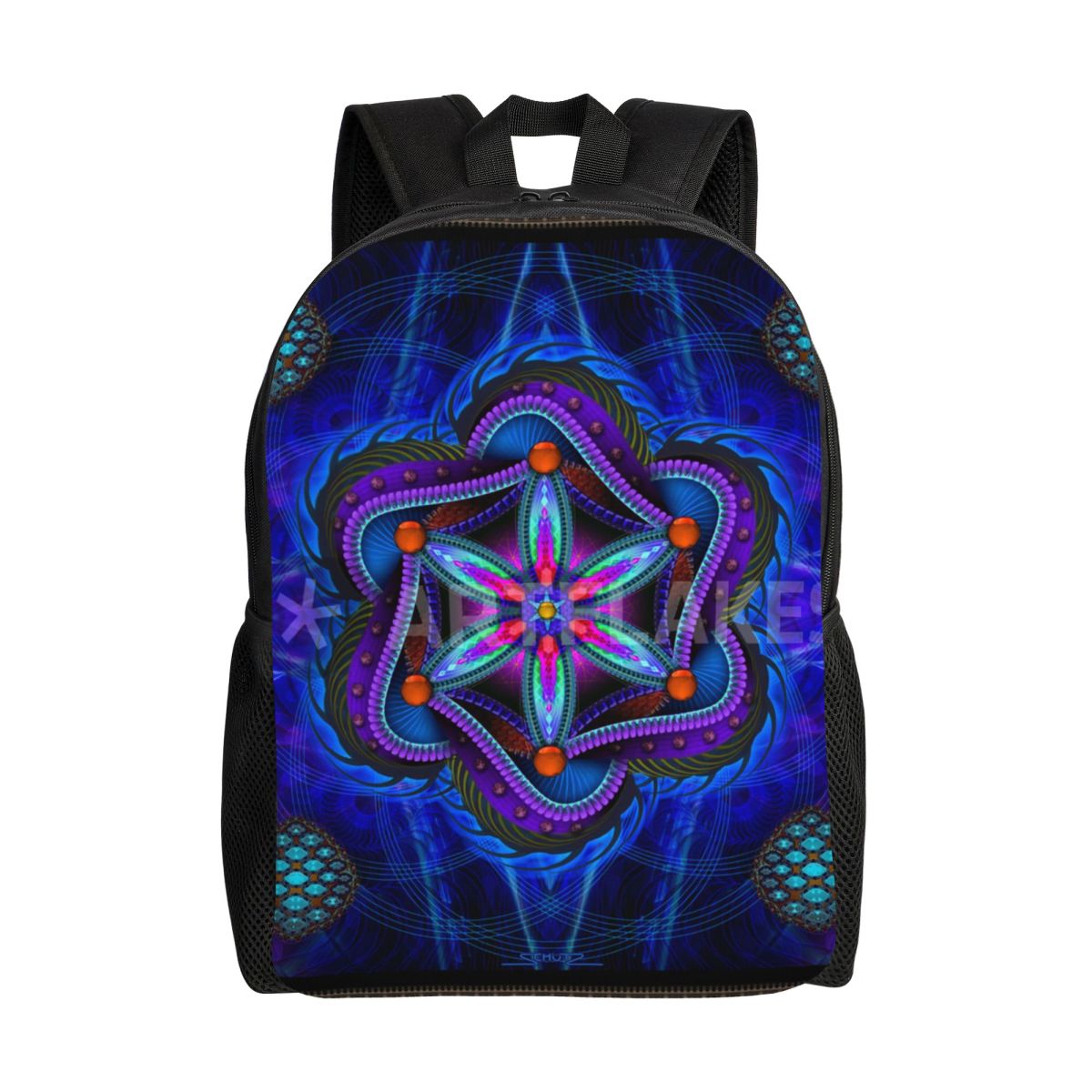 Flower Of Life In Lotus Mandala Backpacks for Men Women College ...