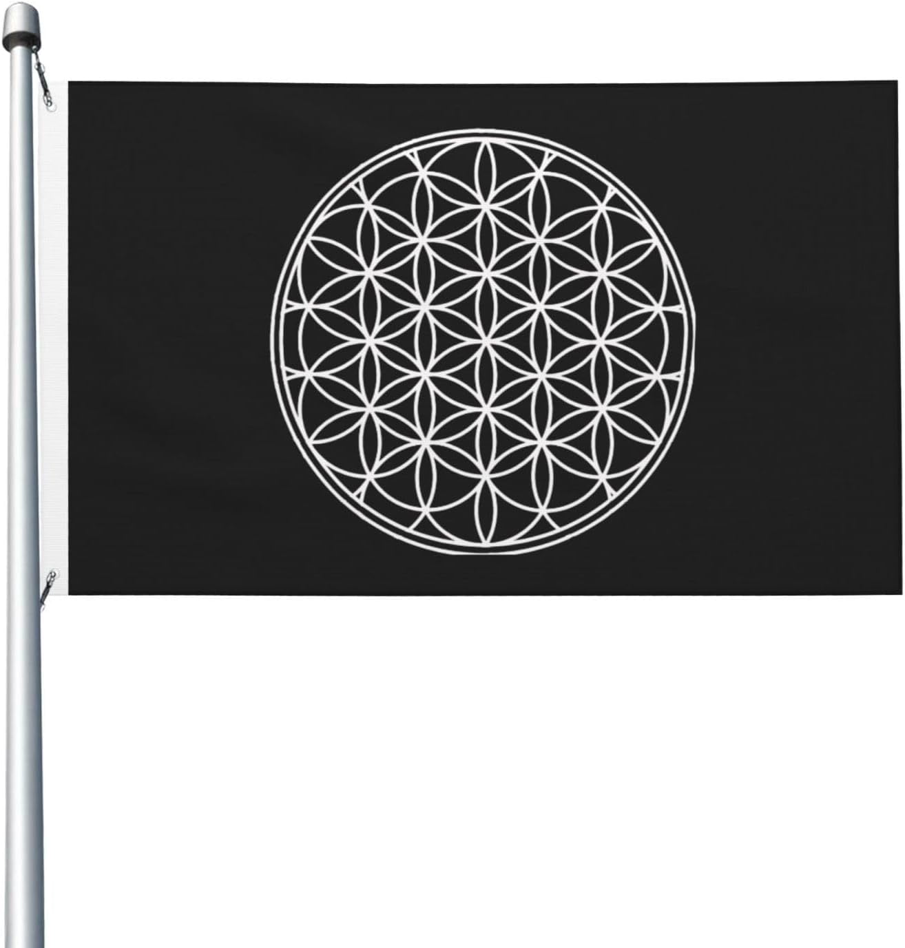 Flower Of Life Sacred Geometry Flag 3x5 Ft Outdoor Decoration Banner ...