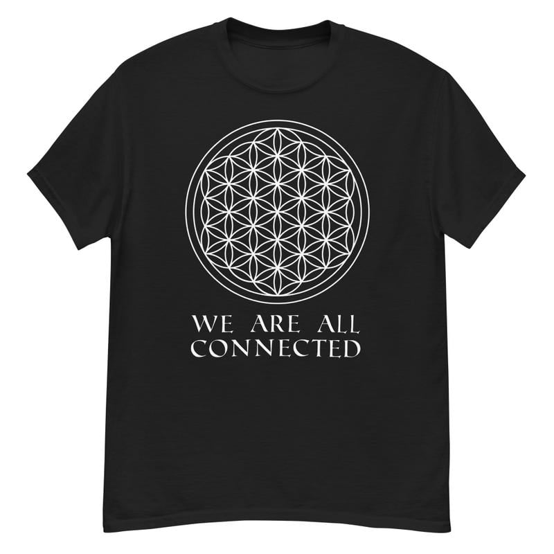 Flower Of Life Sacred Geometry Spiritual Collective Graphic TShirt,for ...