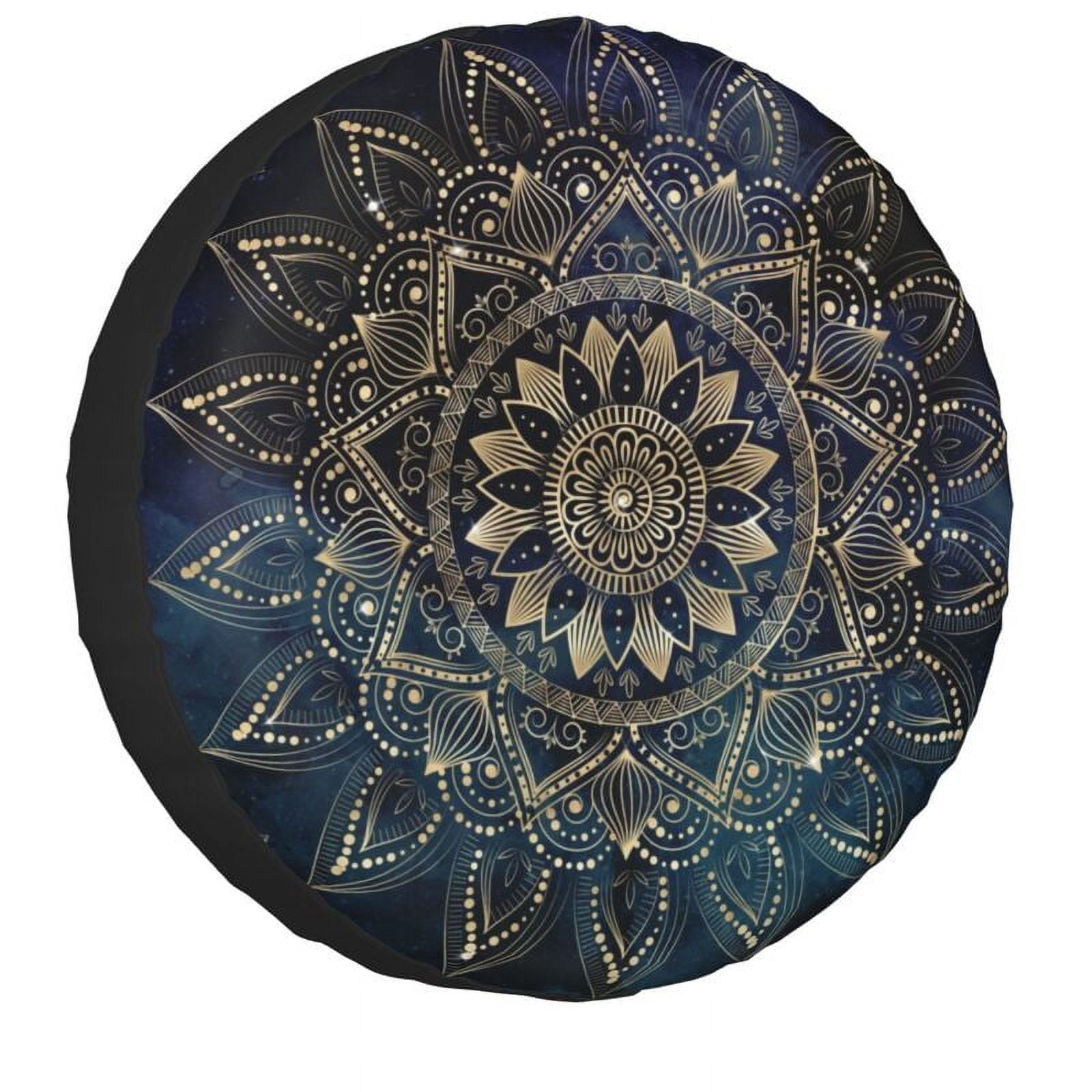 Flower Of Life Spare Tire Cover for Prado Pajero RV SUV Camper Mandala ...