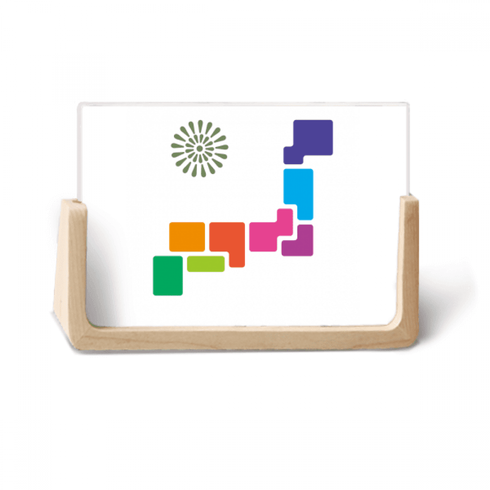 Flower Opening Hierarchy Map Japan Photo Wooden Photo Frame Tabletop ...