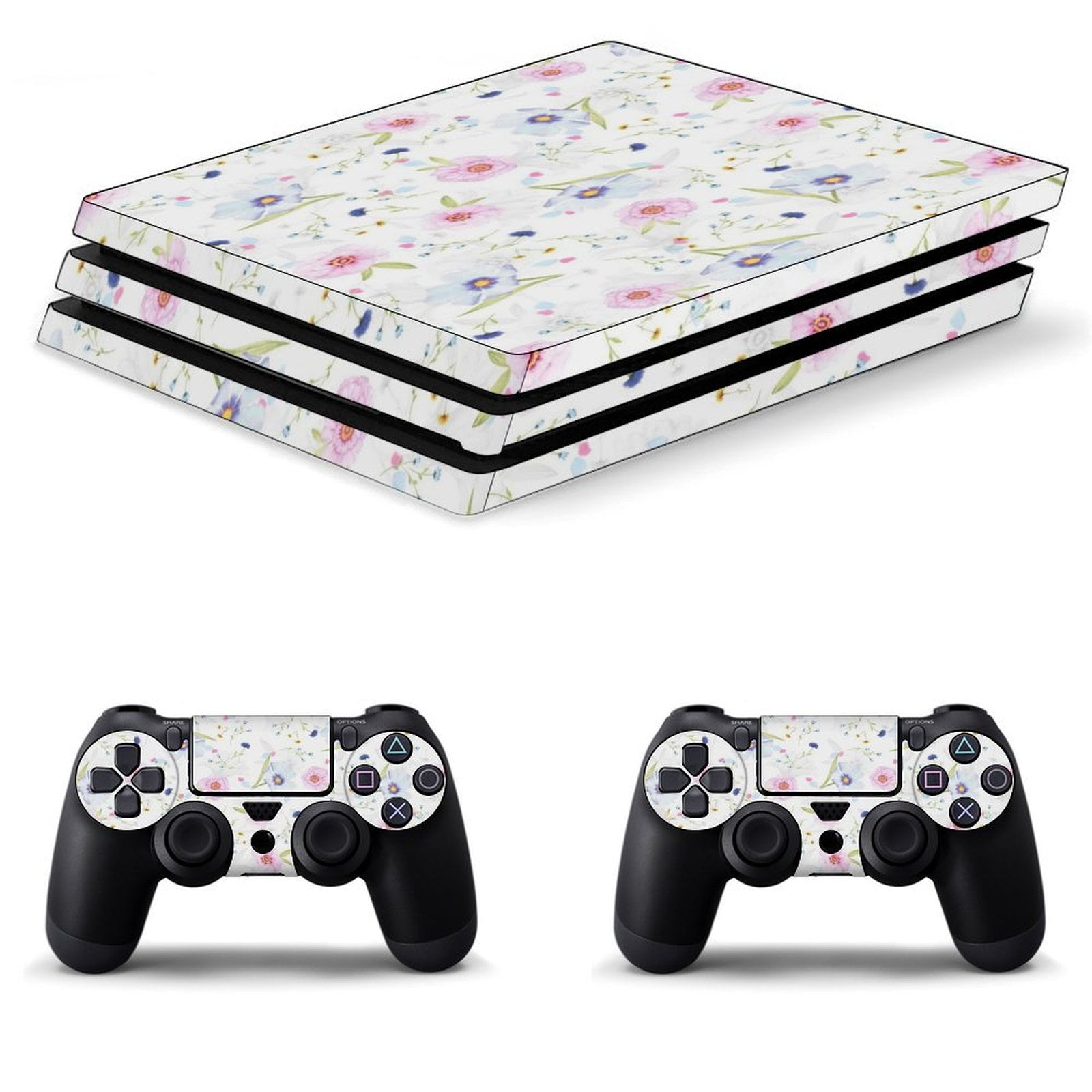Flower PS4/PS4 Pro/PS4 Slim Skin Sticker For Console And Controller ...