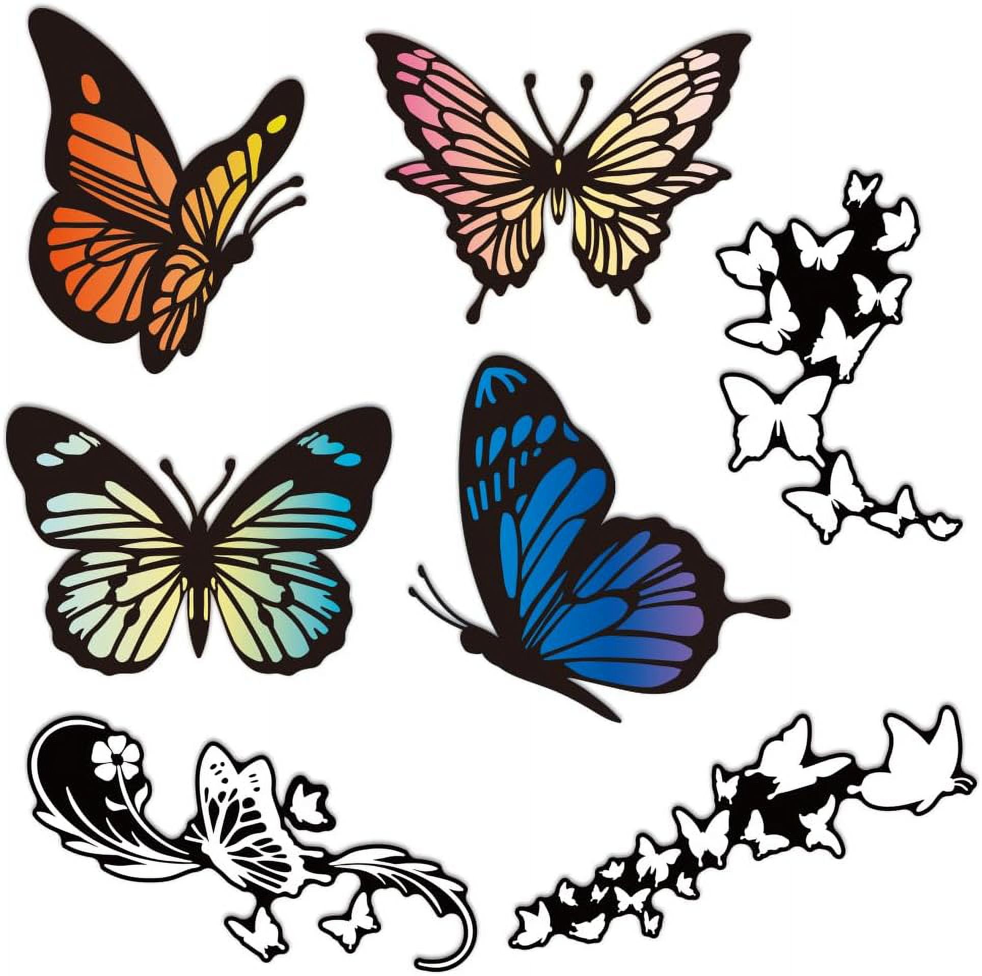 Flower PVC Waterproof Blank Label Stickers Writable Adhesive Label ...