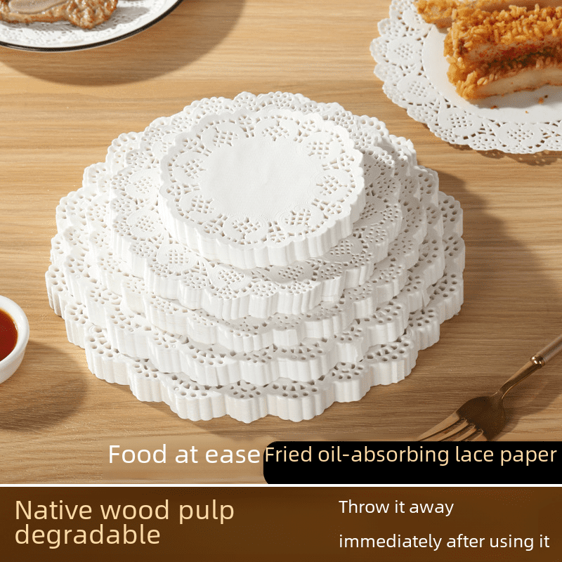 Flower Paper Baking Paper Kitchen Oil Absorbing Paper Cake Paper Lace ...