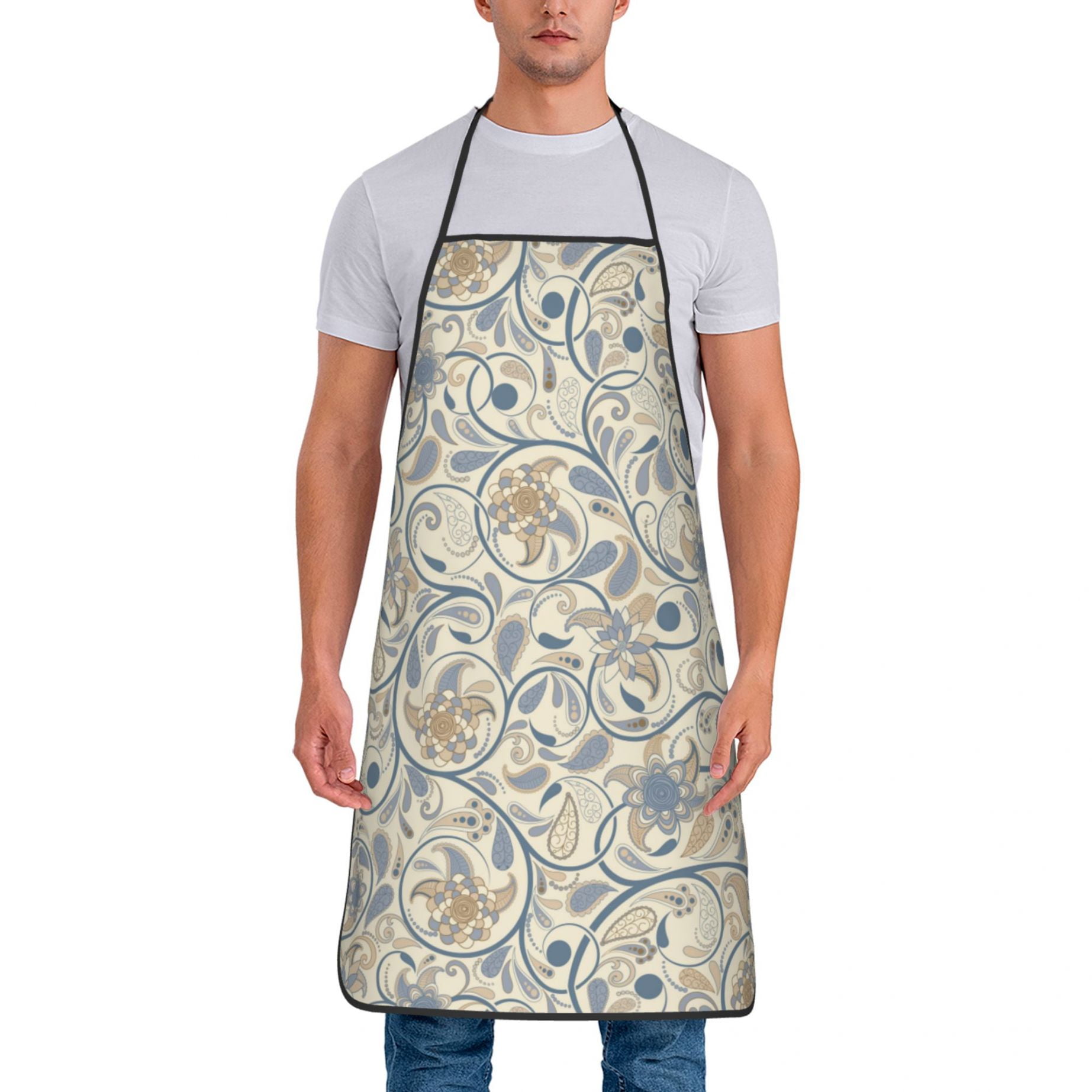 Flower Pattern (18) Aprons for Women Men Waterproof Apron Kitchen Chef ...