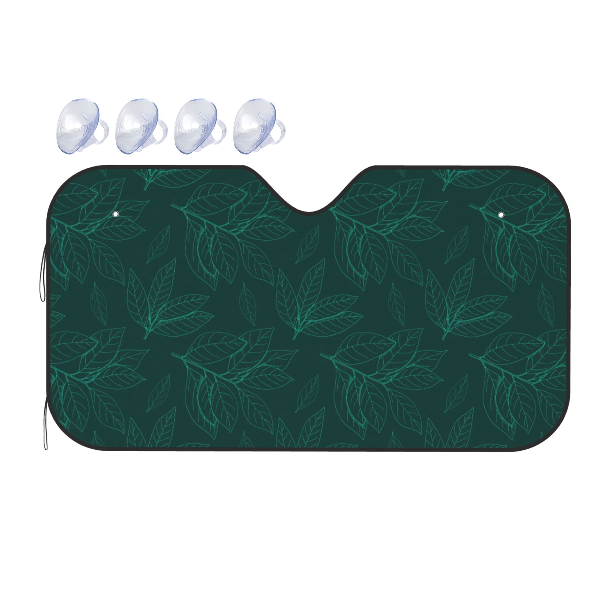 Flower Pattern background 1-Piece Car Front Window Sunshade-Foldable ...