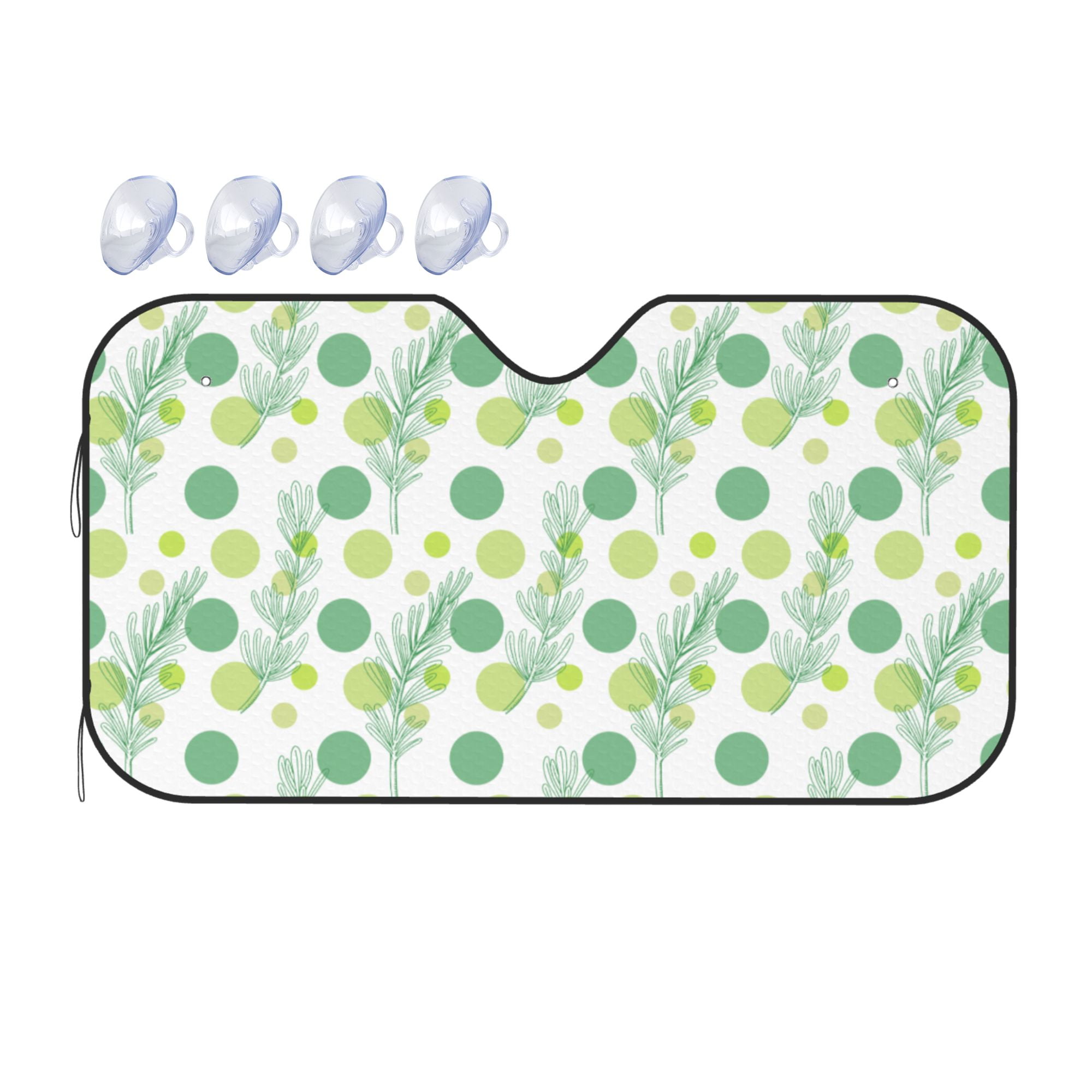 Flower Pattern background 1-Piece Car Front Window Sunshade-Foldable ...