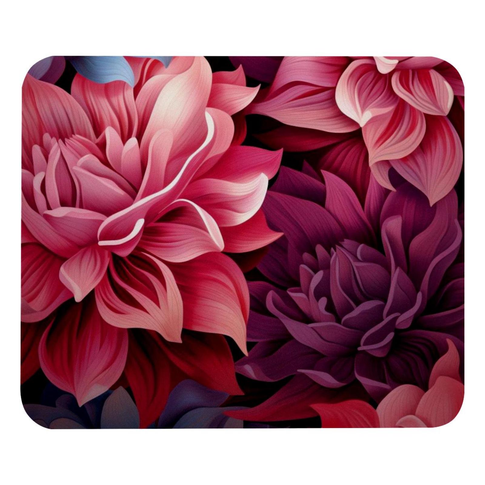 Flower Petal Mouse Pad, Personality Design Rubber Base for Office Decor ...