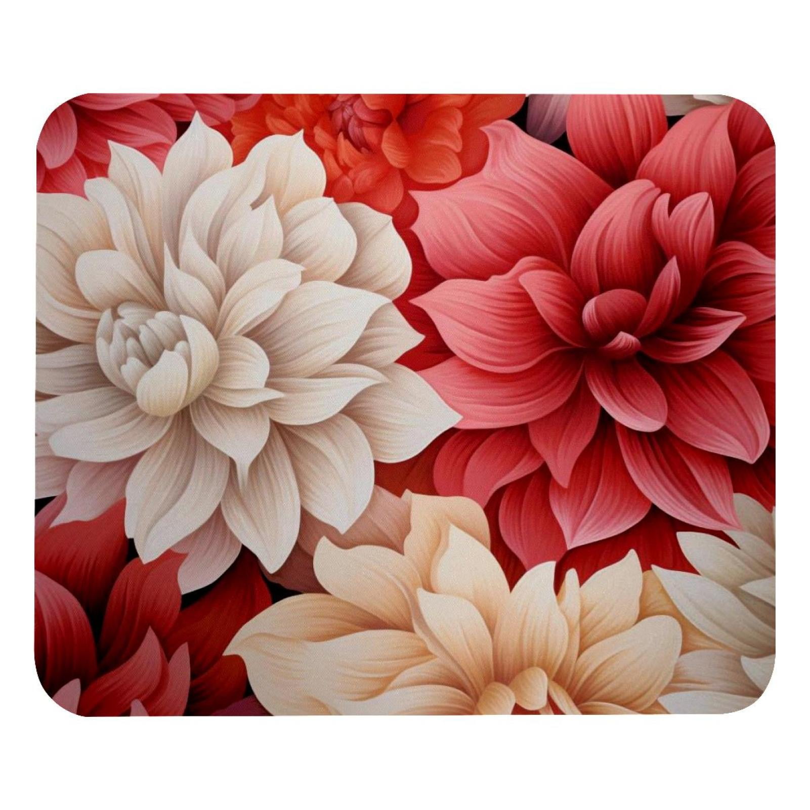 Flower Petal Mouse Pad for Laptop Wireless Mouse Home Office Travel ...