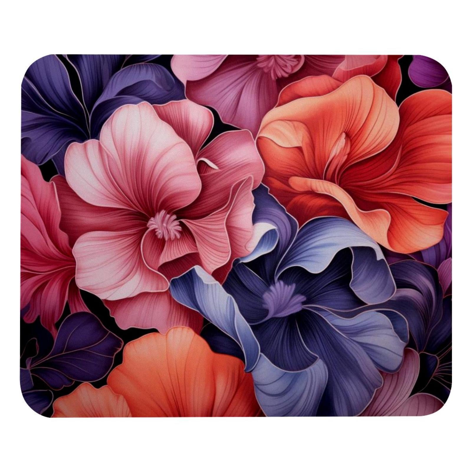 Flower Petal Mouse Pad for Wireless Mouse Home Office Desk Laptop with ...