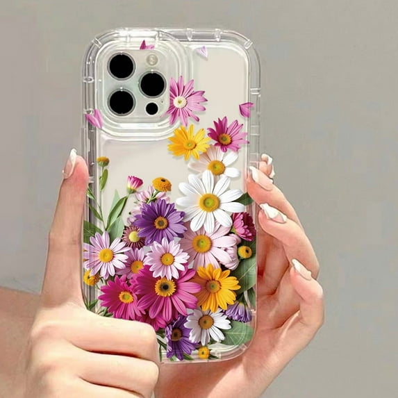 Flower Phone Case For iPhone 17 16 Pro Max Case iPhone 15 13 11 14 12 ...
