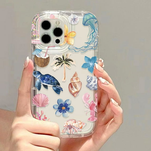 Flower Phone Case For iPhone 17 16 Pro Max Case iPhone 15 13 11 14 12 ...