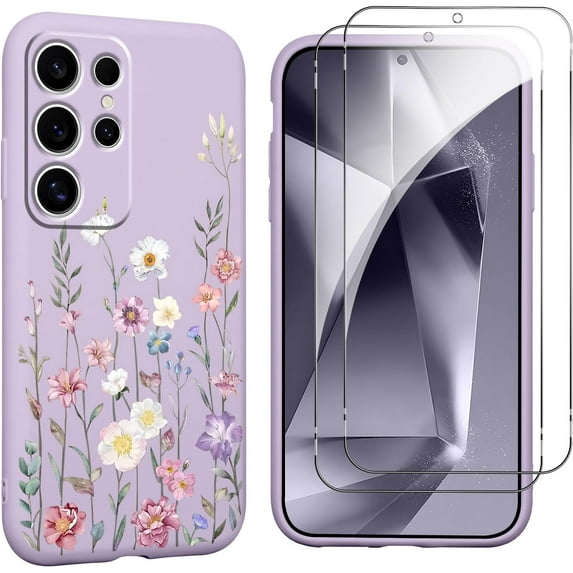 Flower Phone Case for Samsung Galaxy S24 Ultra 5G 6,8'' with 2X ...