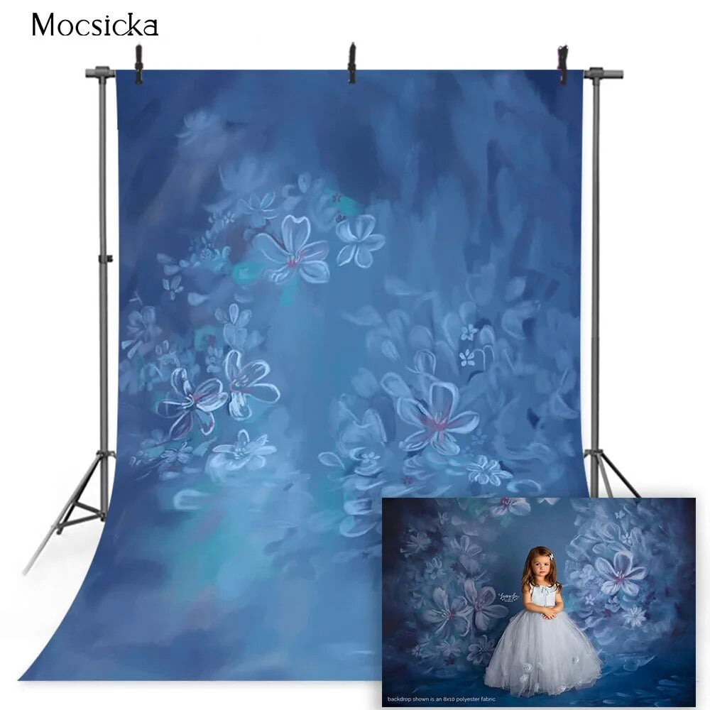 Flower Photography Background Newborn Portrait Photo Backdrop Oil ...