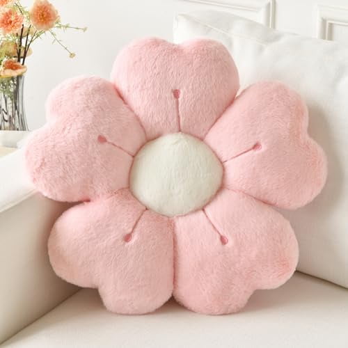 Flower Pillow, Flower Shaped Pillow Decorative Throw Pillows for Bed ...