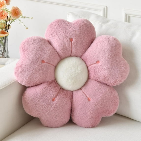 Flower Pillow, Flower Shaped Pillow Decorative Throw Pillows for Bed ...