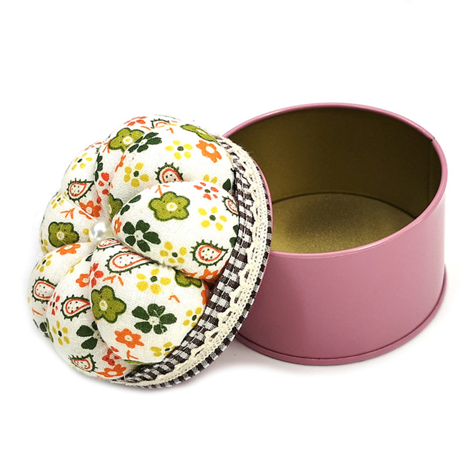 Flower Pin Cushion with Storage Case Sewing Pin Holder with Sewing ...
