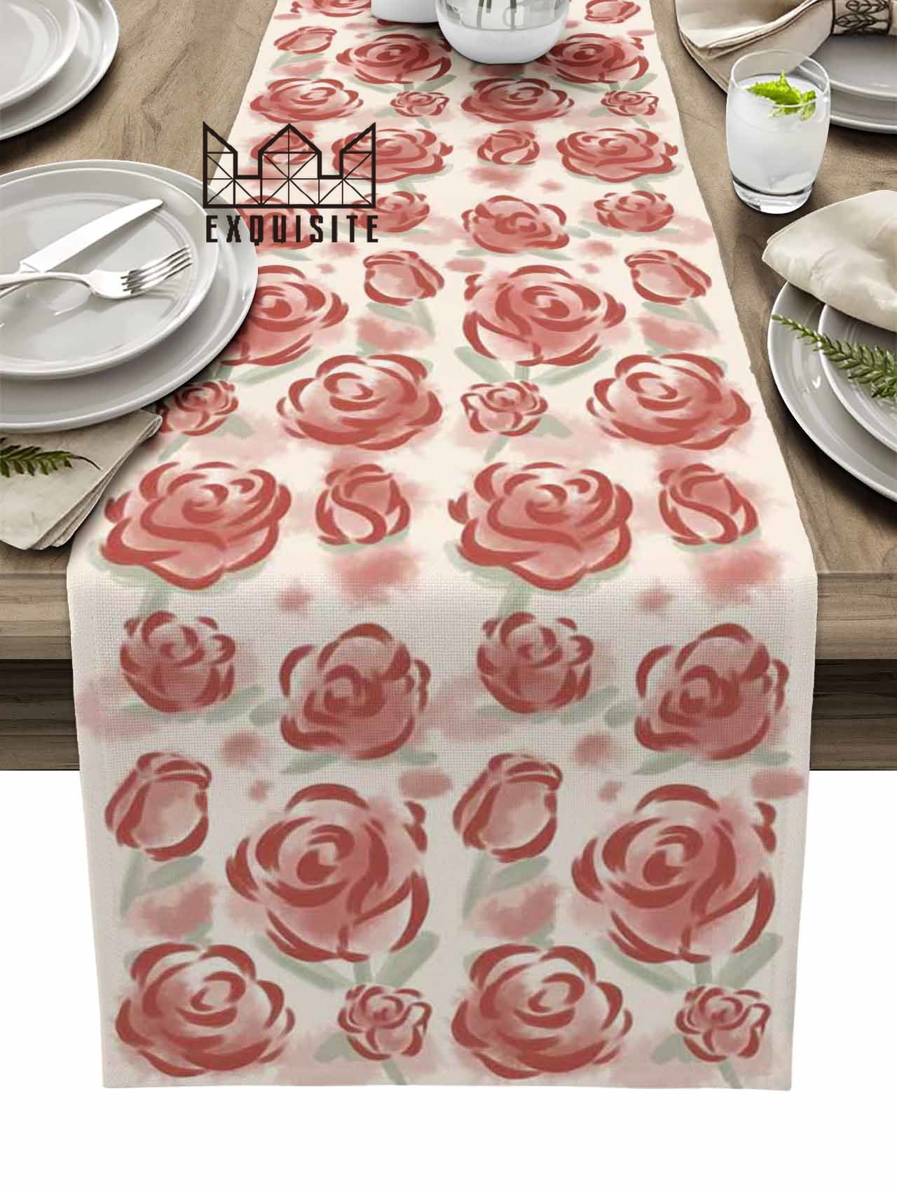 Flower Plant Watercolor Coffee Table r Dining Table r Wedding Table ...