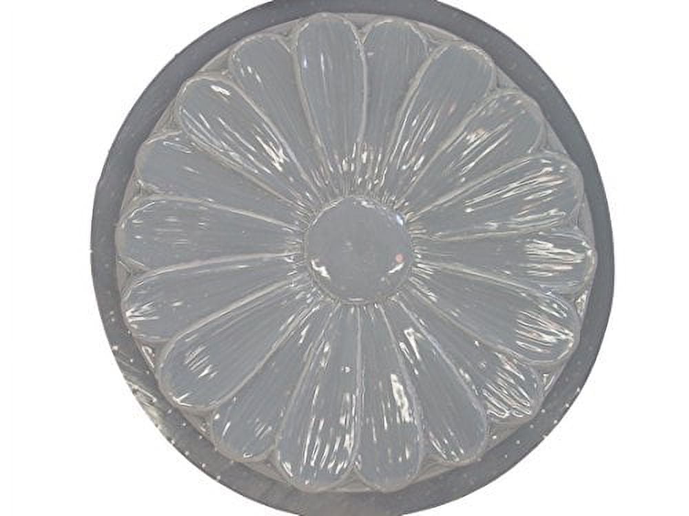 Flower Plastic Craft Mold use with Concrete or Cement to Make Stepping ...