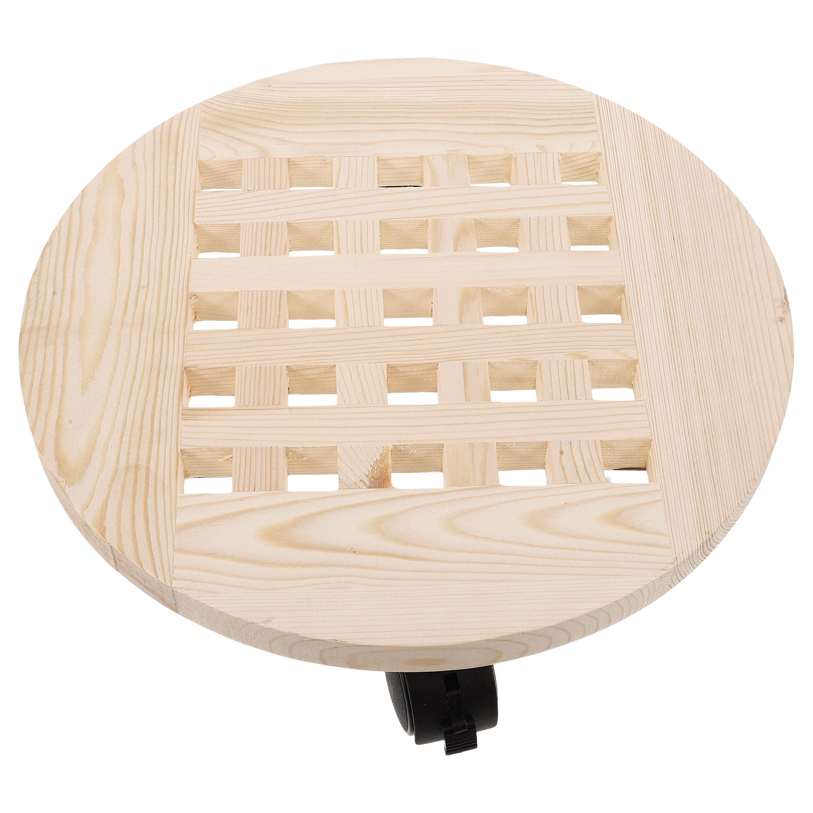 Flower Pot Base Flower Pots Wood Bonsai Tray Planter Wheels Plant Dolly ...
