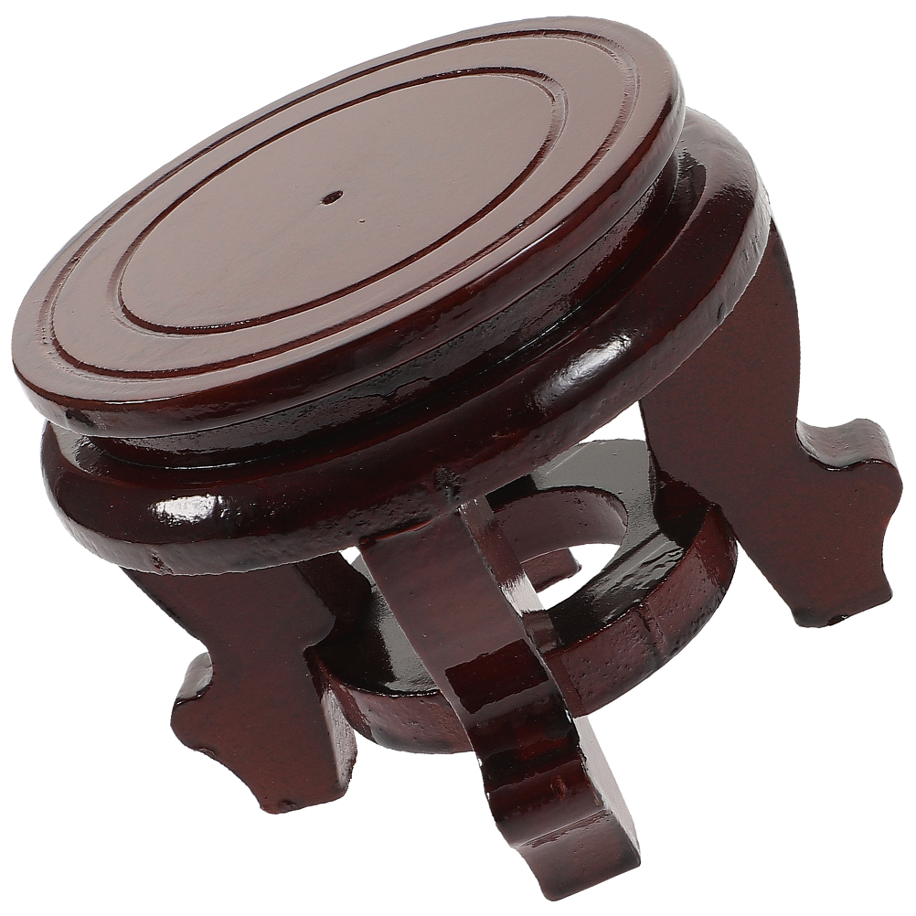 Flower Pot Base Vases Plants Wood Plant Stand Practical Plant Stand ...