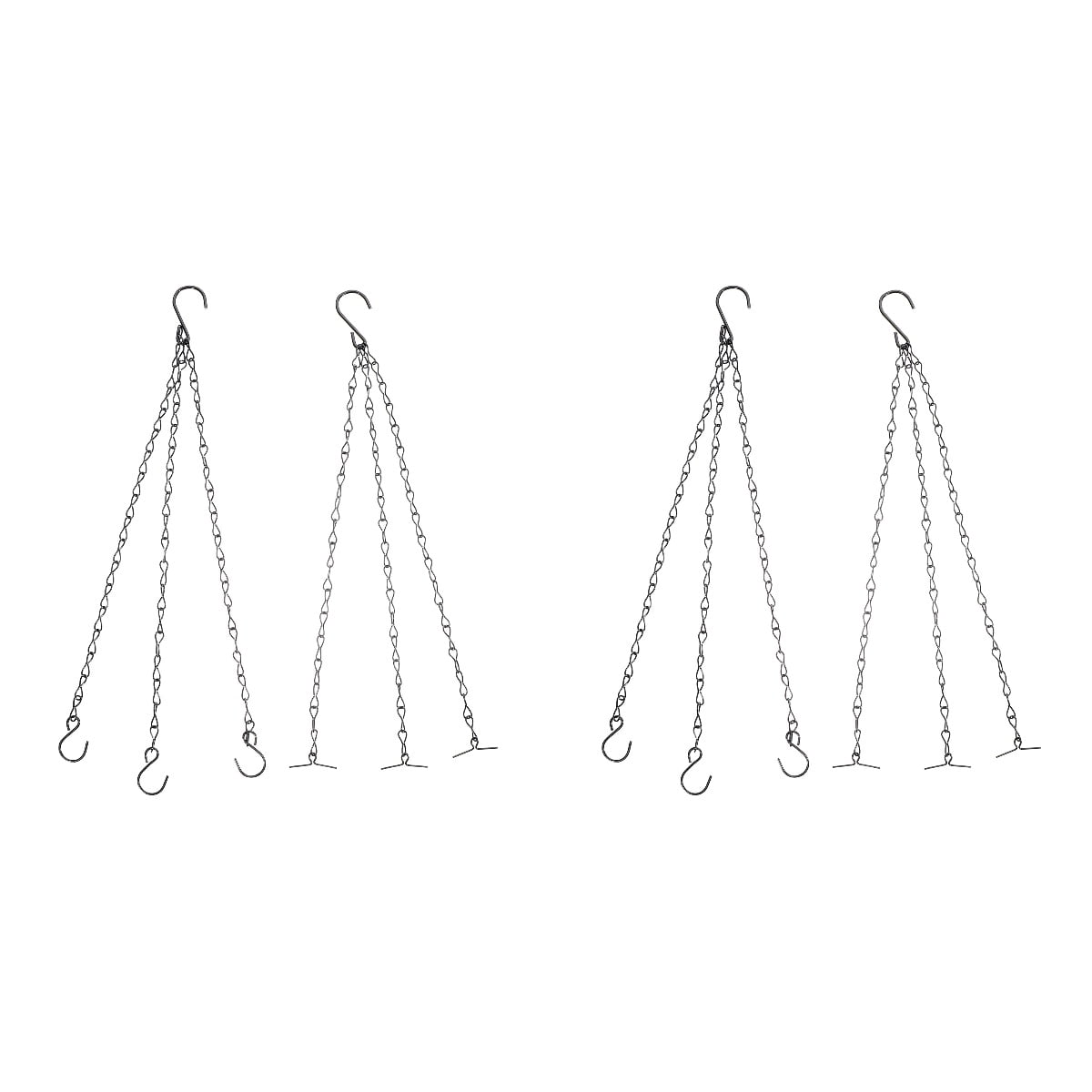 Flower Pot Chain Metal Hangers Heavy Duty 8 Pcs Wind Chime Stainless ...