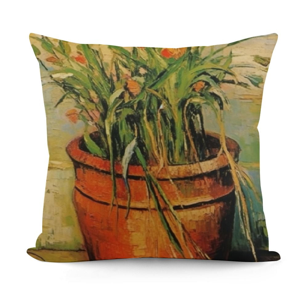 Flower Pot Chives Impressionist Artist Vincent Van Gogh Counted Cross ...