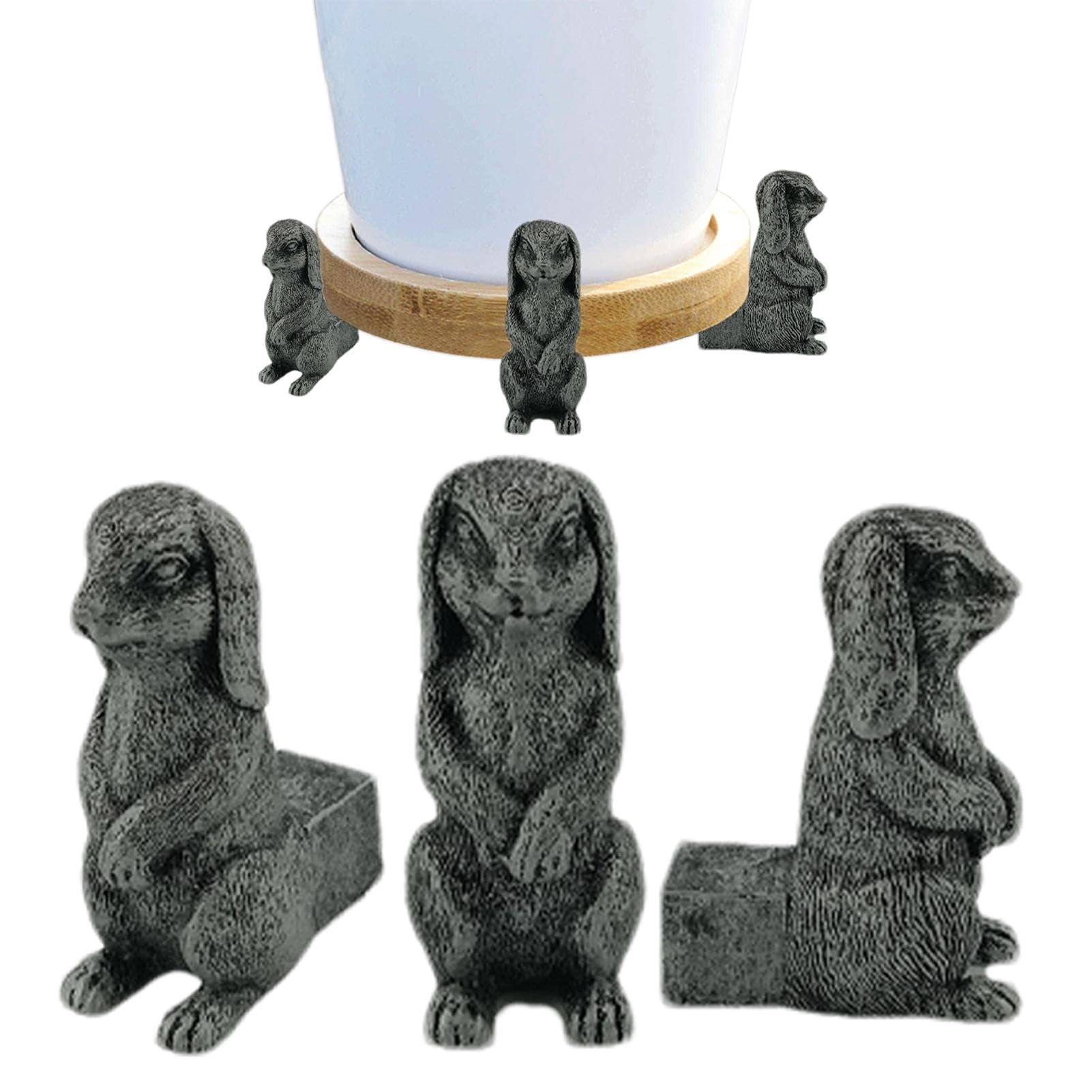 Flower Pot Feet Animal, Cat Planter Feet, Plant Pot Support Feet for ...