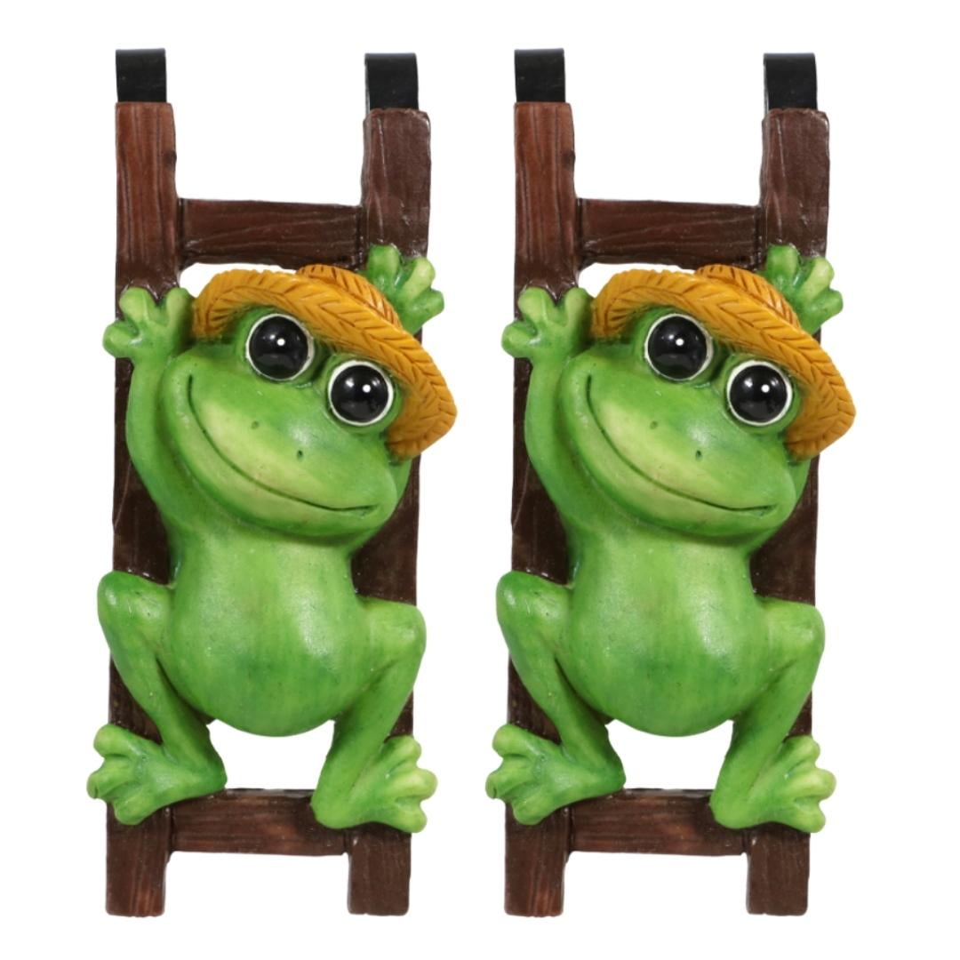 Flower Pot - Hugger Figurine - Frog (2 Pcs) Garden Décor - Get All The ...