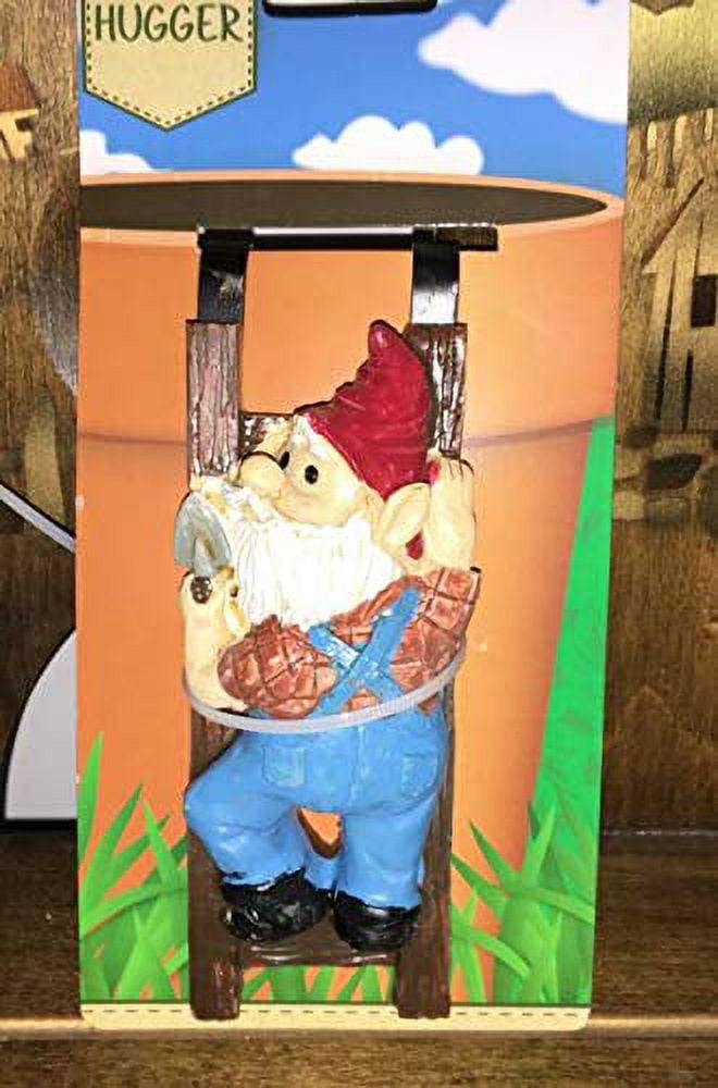 Flower Pot - Hugger Figurine - Gnome (2 Pcs) Garden Decor - Get All The ...