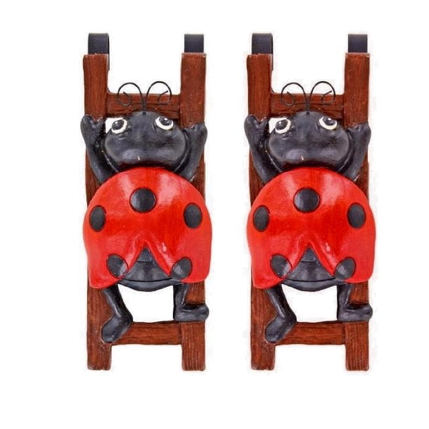 Flower Pot - Hugger Figurine - Ladybug (2 Pcs) Garden Decor - Get All ...