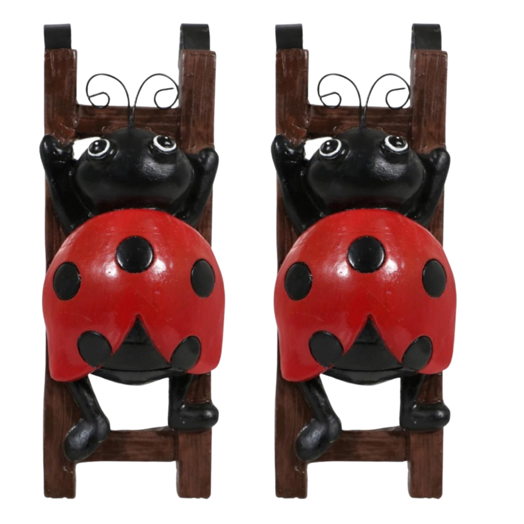 Flower Pot Hugger LadyBug Hanging Decor Garden Pot Pal Climber ...