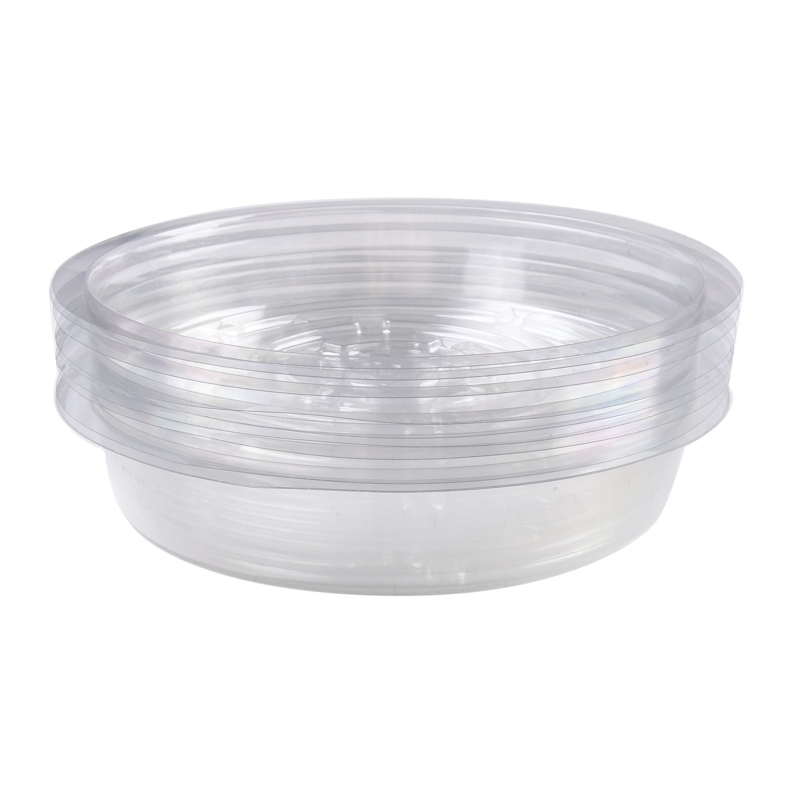Flower Pot Mat, Garden Plant Saucer Drip Tray, Round Pot Base Clear ...