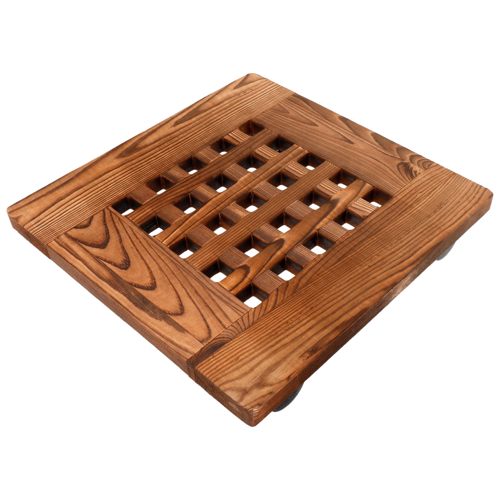 Flower Pot Mobile Stand Heavy Duty Plant Stand Rolling Plant Pallet ...