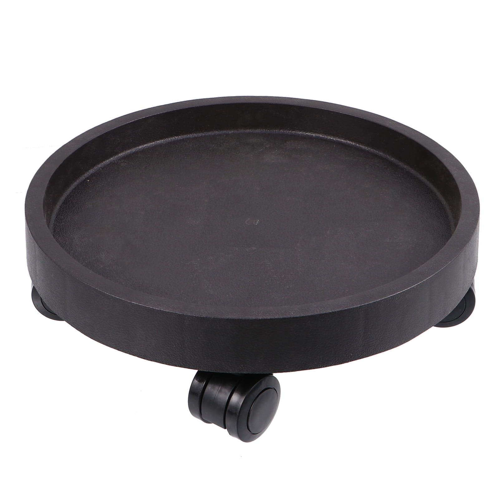 Flower Pot Plants Trolley Holder with Casters Outdoor Round Planter ...