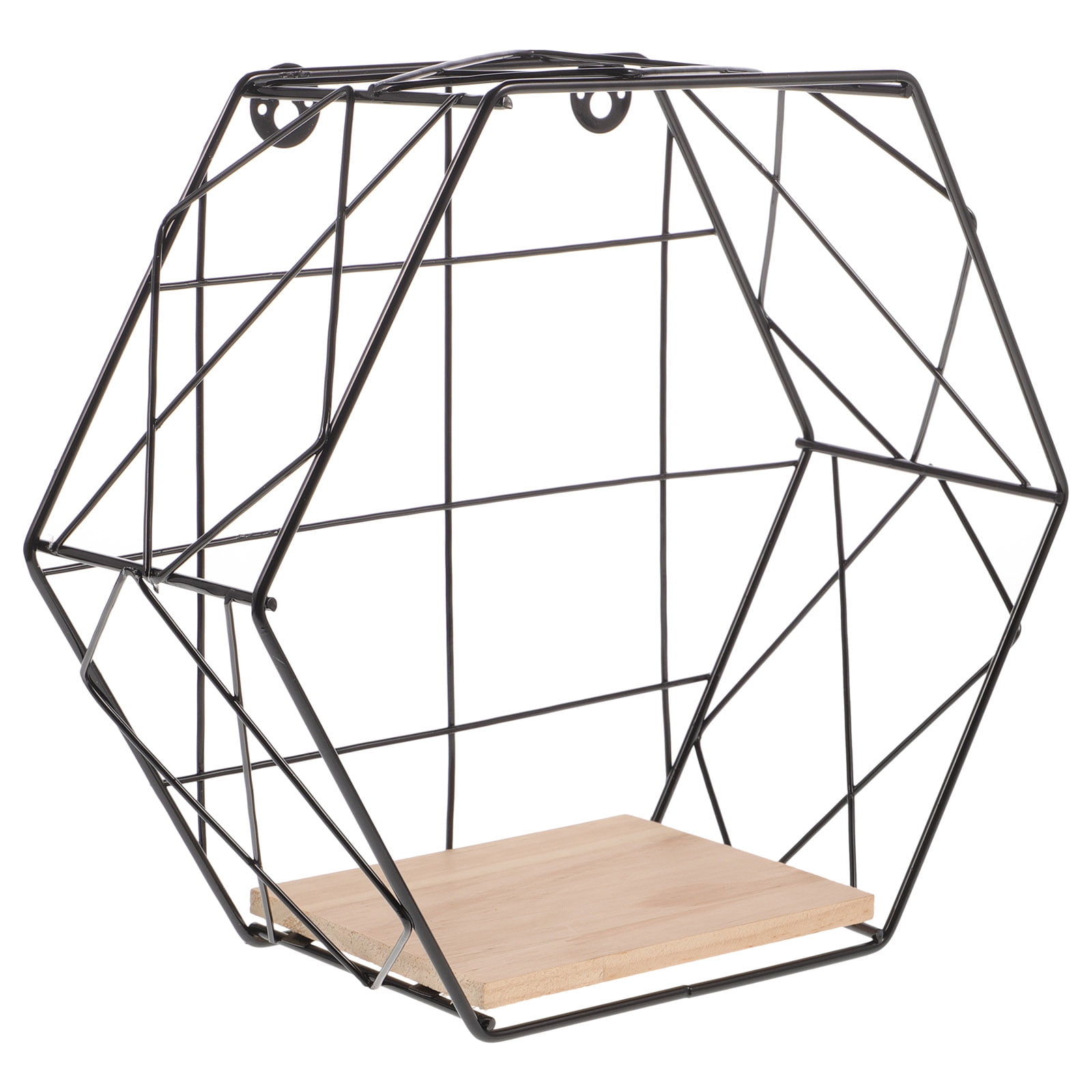 IMIKEYA Hexagon Floating Shelves for Wall Storage Shelf Iron 1Pack ...