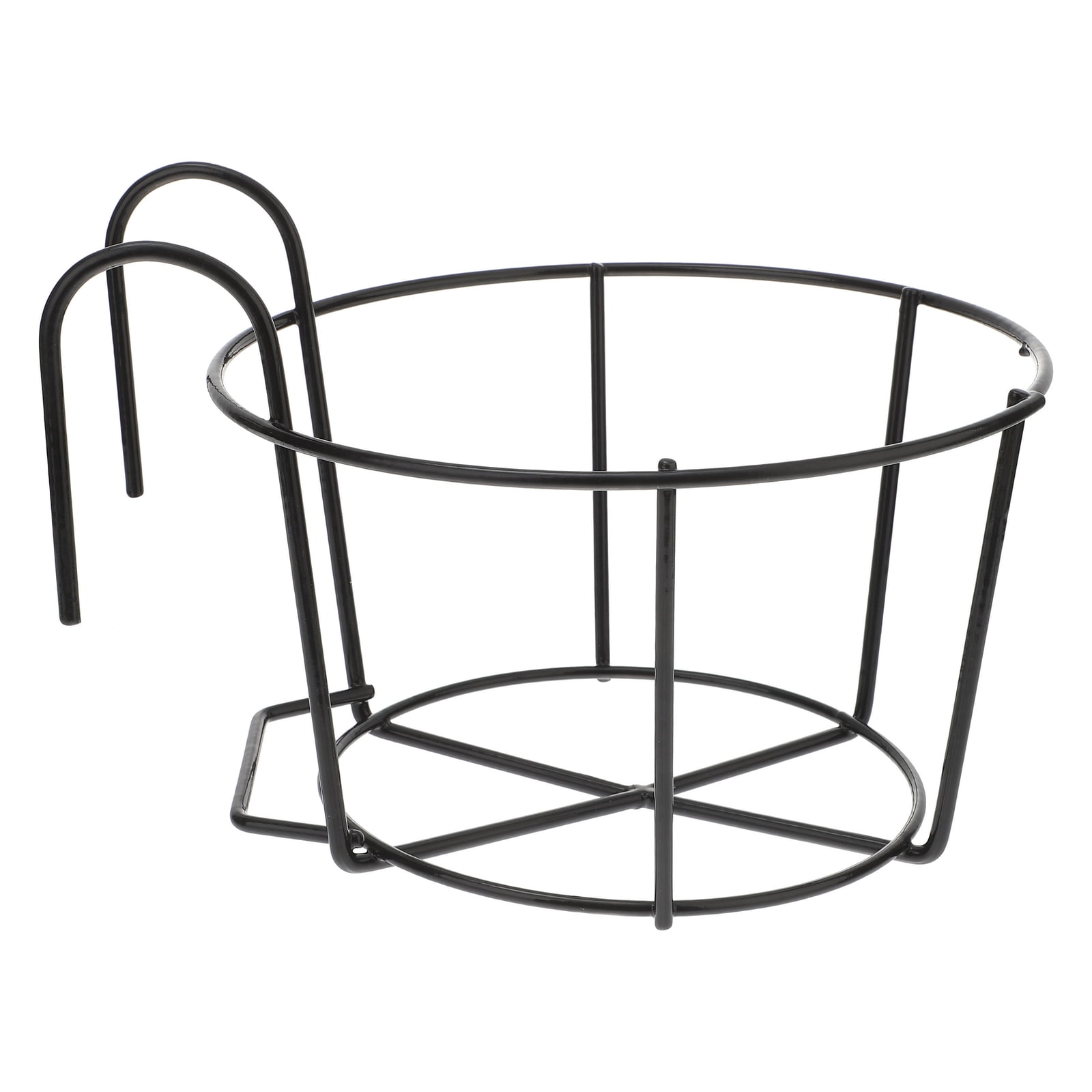 Flower Pot Storage Rack Hanging Stand Basket Shelves Coat Hangers ...