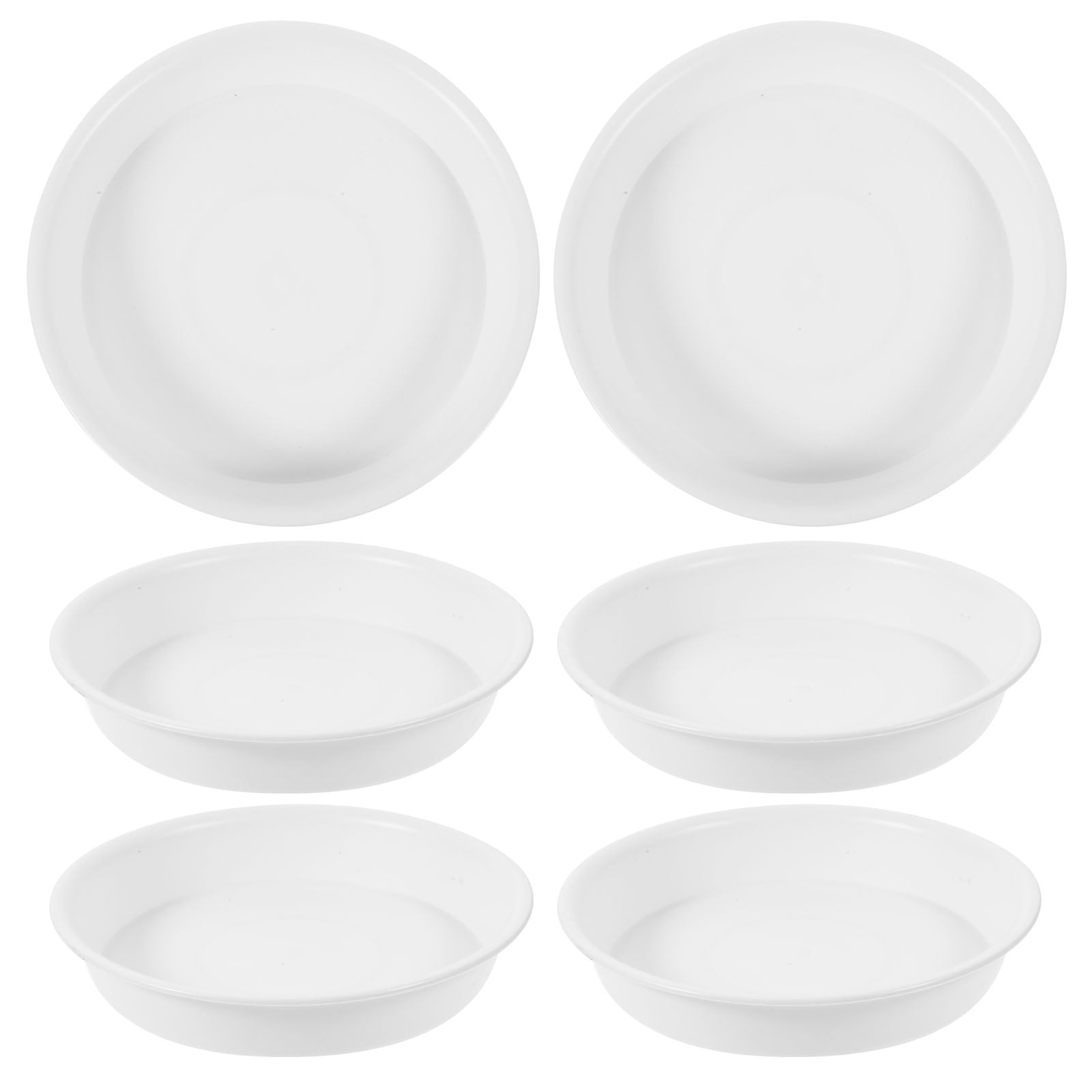Flower Pot Tray 6 Pcs Plant Plates to Catch Water Indoor Plants Drip ...