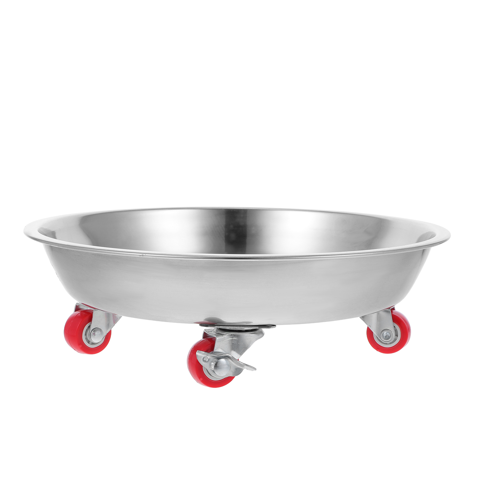 Flower Pot Tray Caster Wheels Rollers Plant Pots Indoor Silver ...