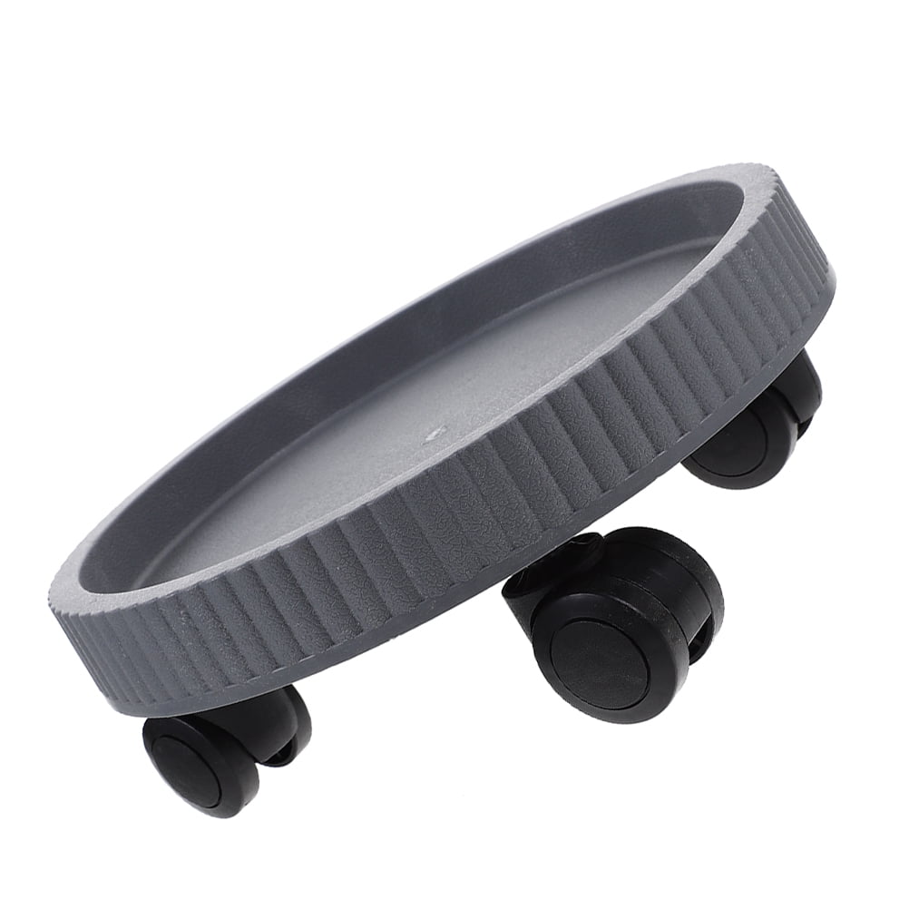 Flower Pot Tray Rolling Planter Base Stand with Wheels Circle Pots ...