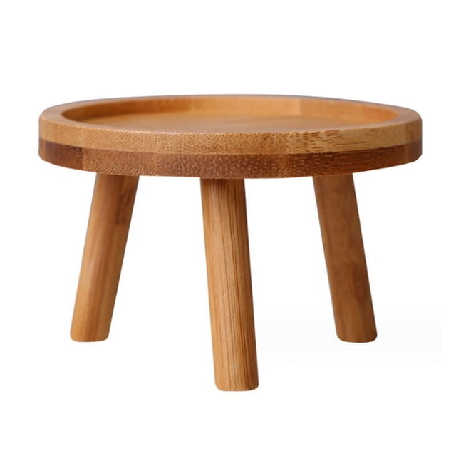 Flower Pot Tray Solid Wood Flower Shelf Indoor Desktop Living Room ...