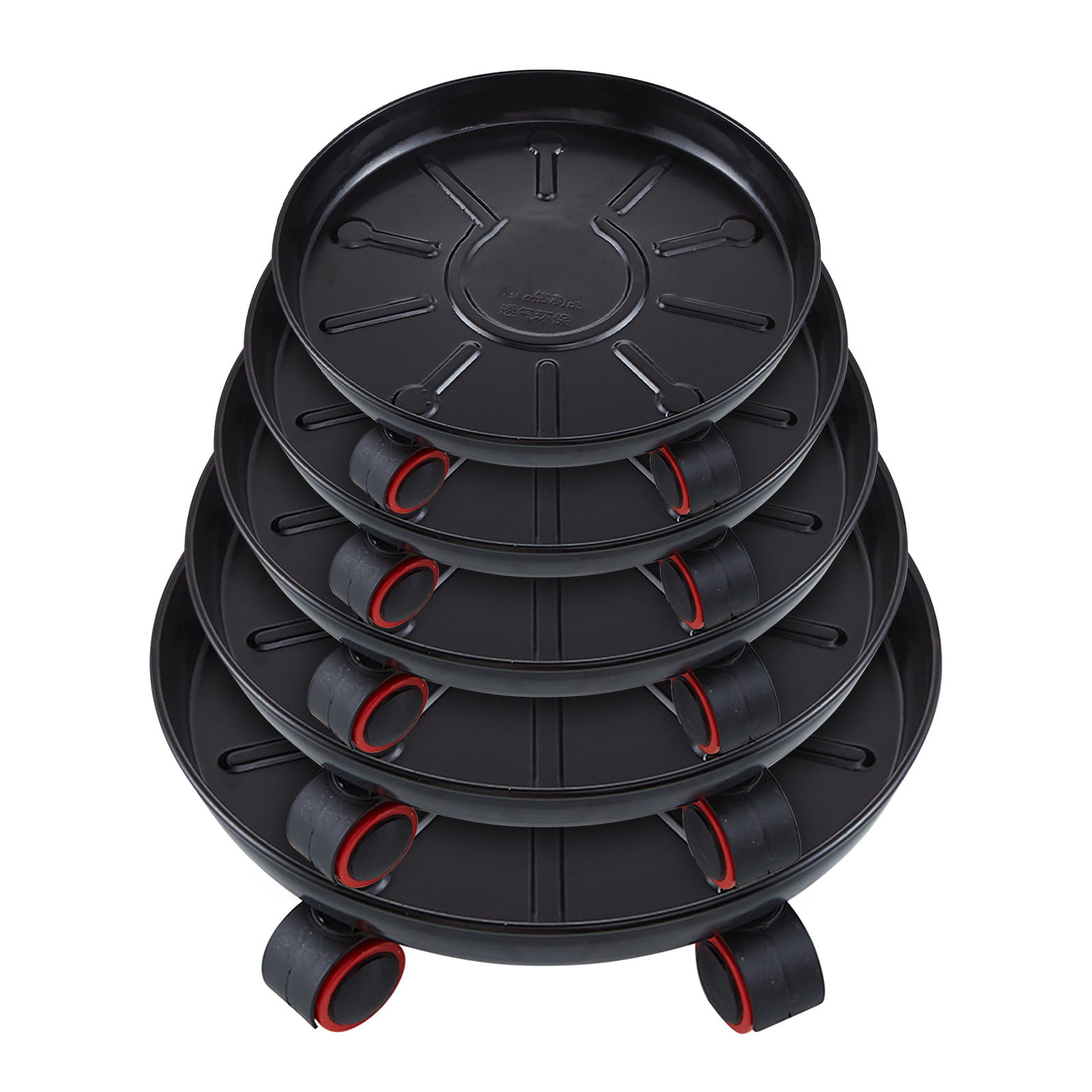 Flower Pot with Wheels, Yrmaups Flower Pot with Wheels, Mobile ...