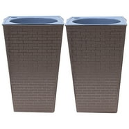 Universal 9inch Indoor/Outdoor Roman Pattern Resin Flower Pot with ...