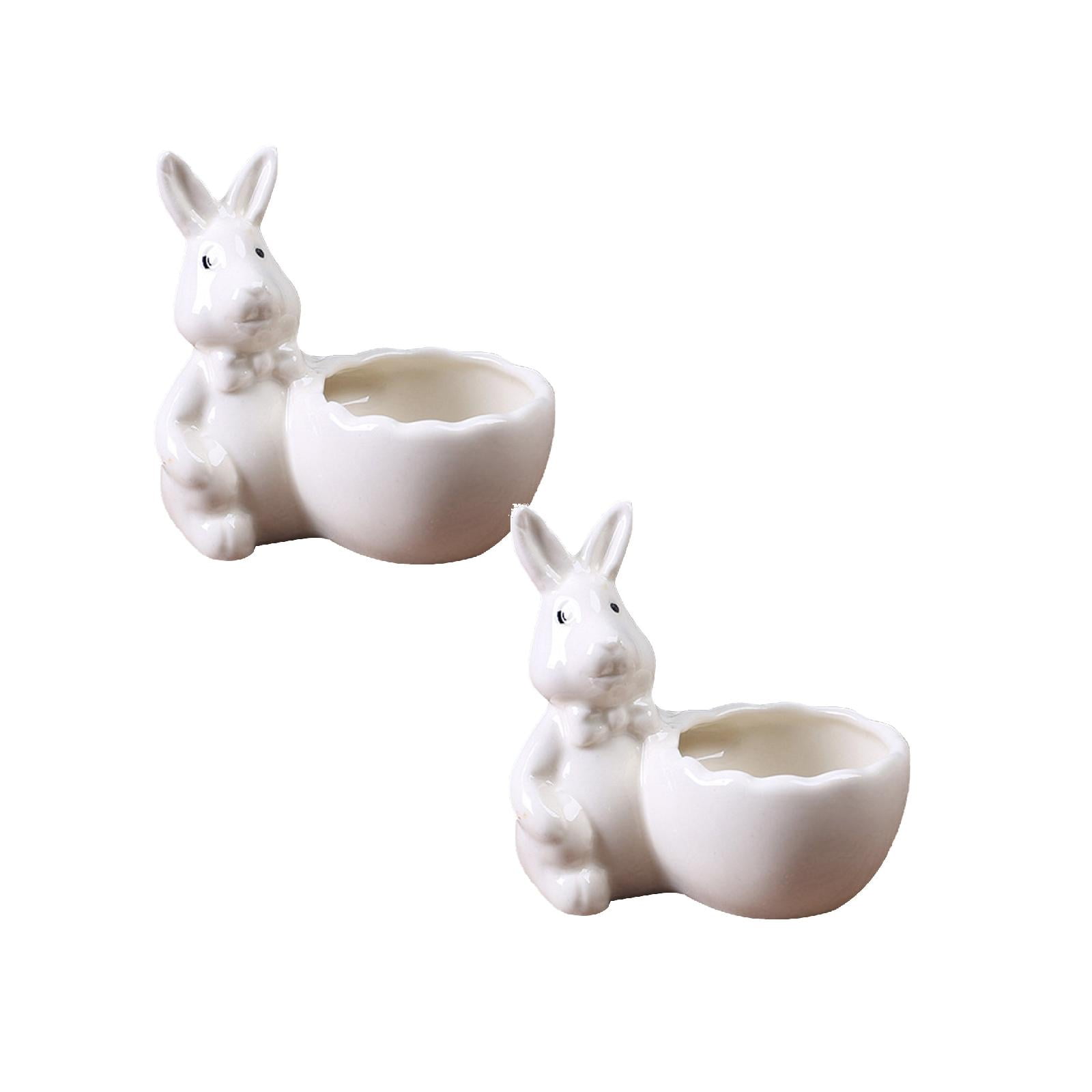 Flower Pots,Easter Rabbit Mini Ceramic Succulent Plant Pots Thumb ...