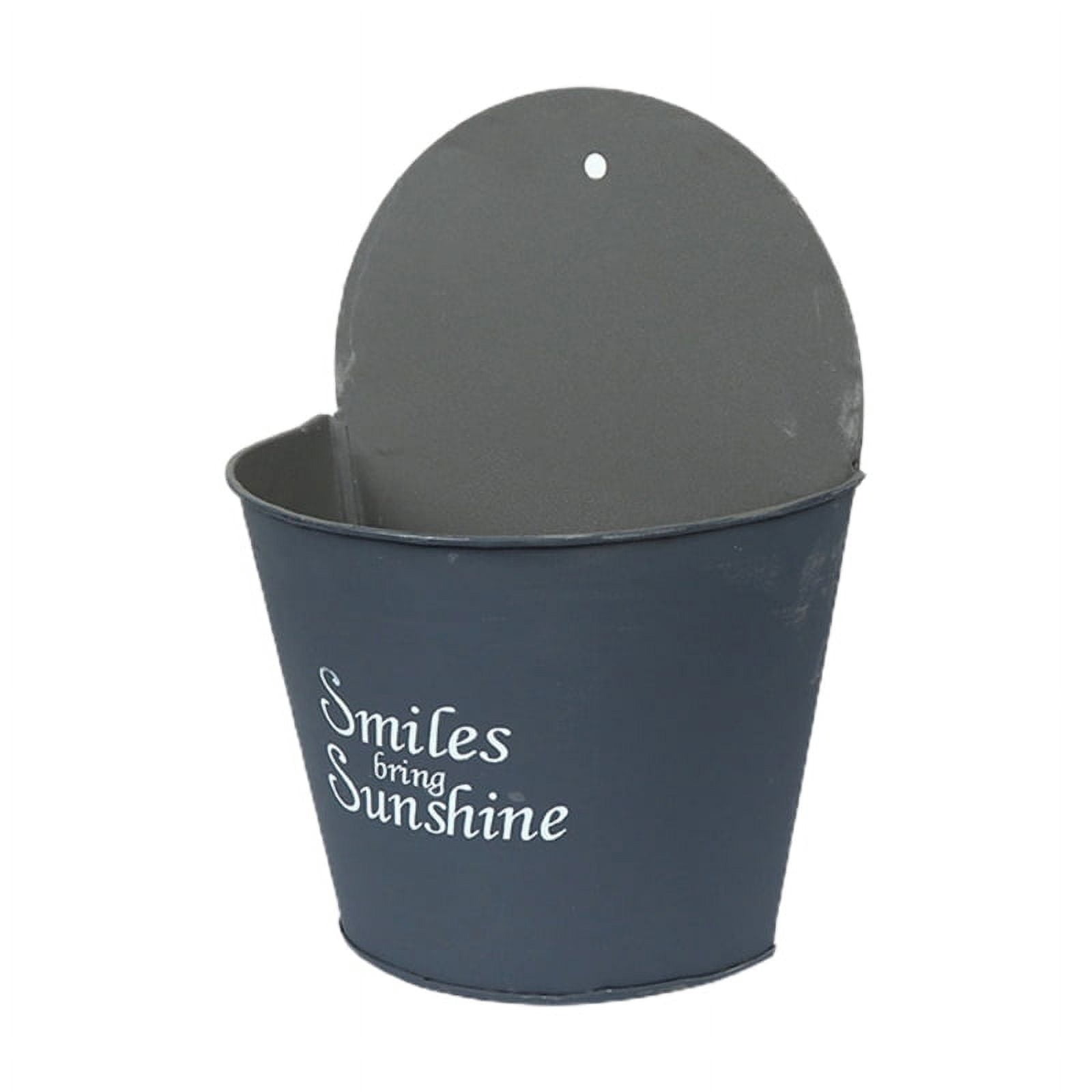 Flower Pots Iron Potted Plant Flowerpot Planter Half Round Home Wall ...