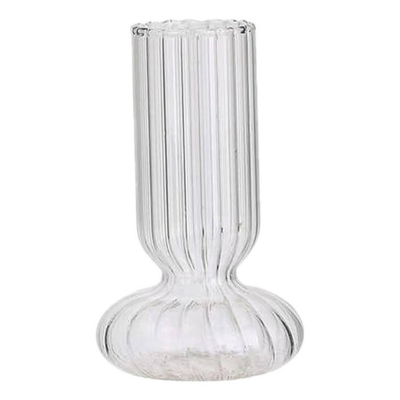 Flower Pots MArt Glass Bulb Vase Tall Clear 1 Count For Elegant Glass ...