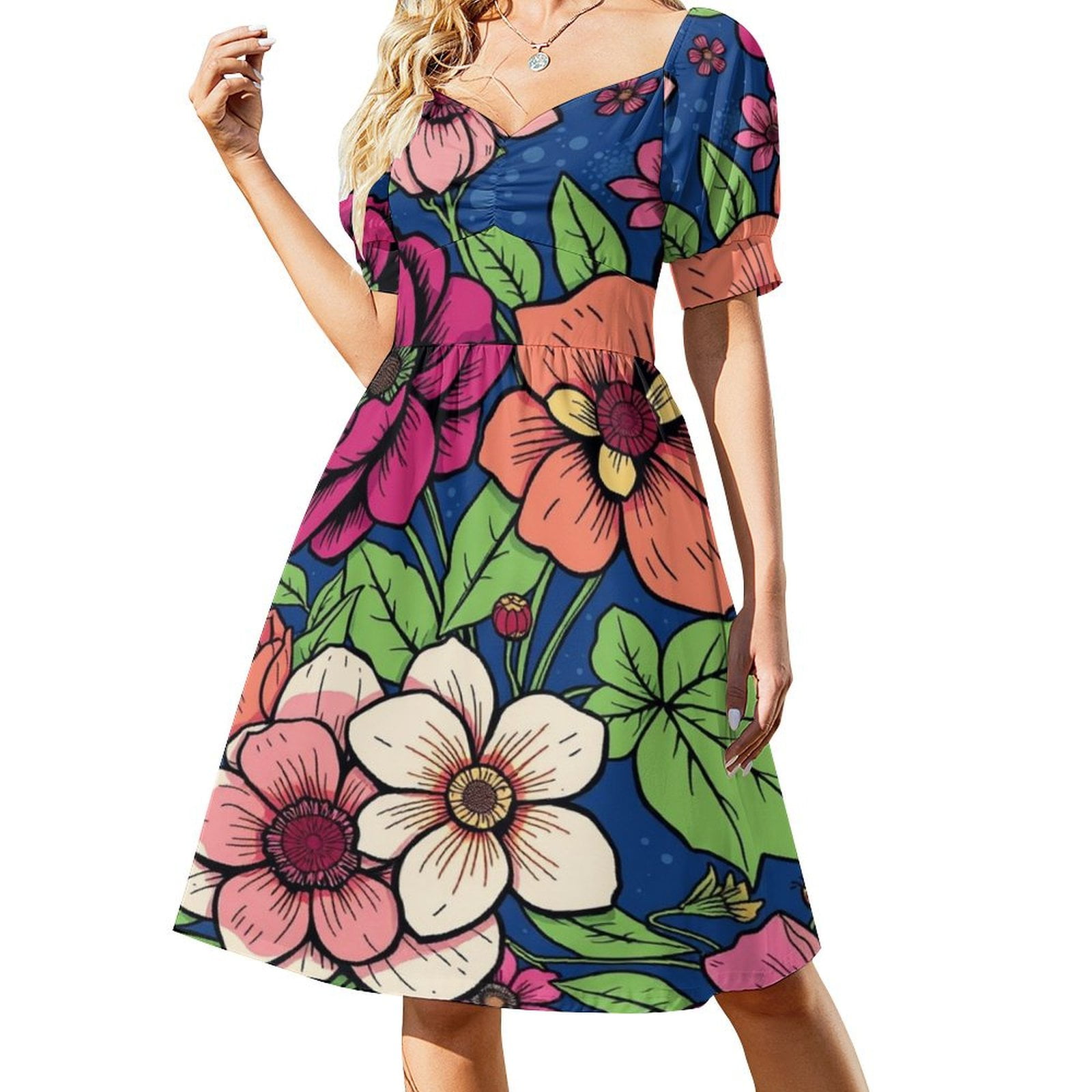 Flower Power 2025 Dress Evening Elegant And Chic Women for Outfits ...